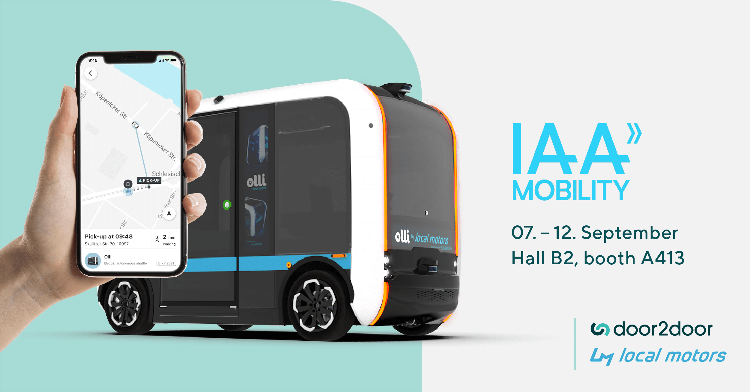 Visit us at the IAA Mobility - door2door